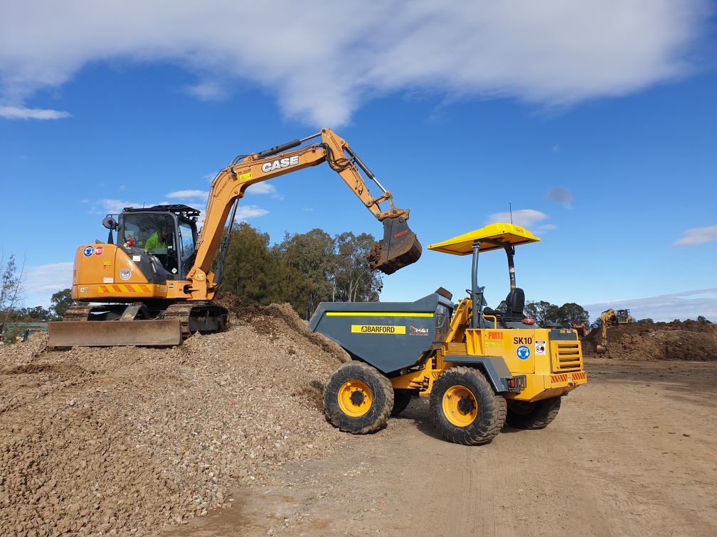 Excavator Training Sydney - Excavator VOC - Civil Trained